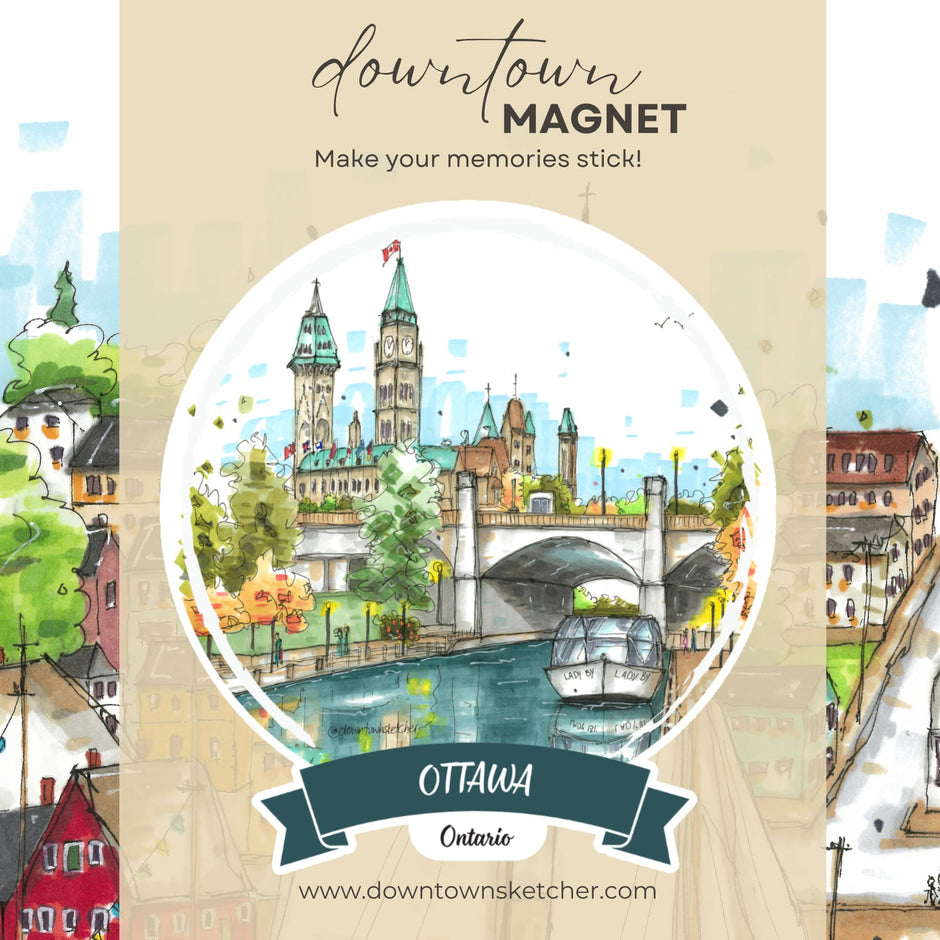 Ontario Magnets – Downtown Sketcher